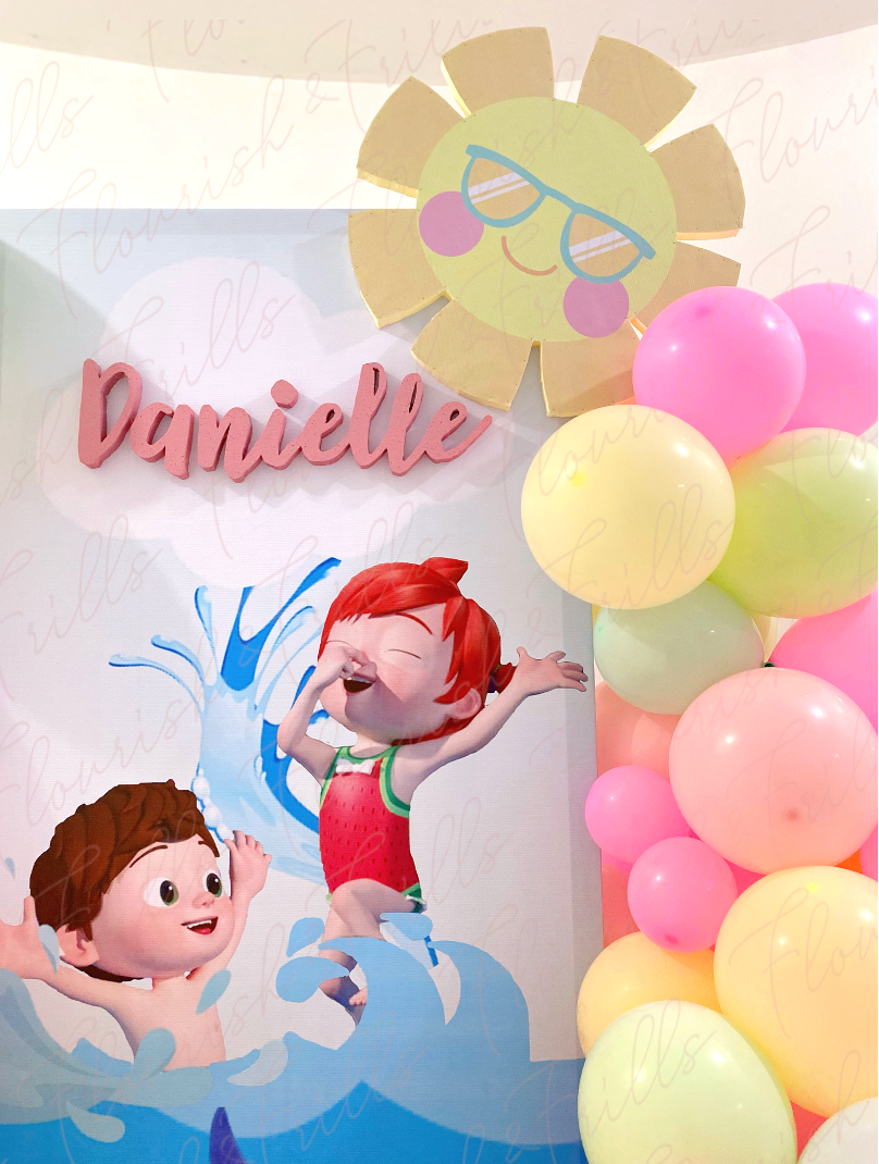 Cocomelon Pool Party – Flourish and Frills